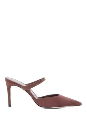 STUART WEITZMAN Stuart Weitzman Pointed-Toe Strap Heeled Mules