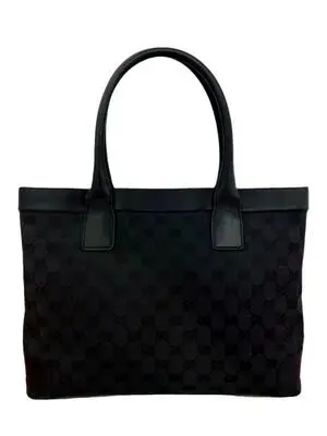 Gucci 2016-2026 Gg Canvas Tote Bag - Black