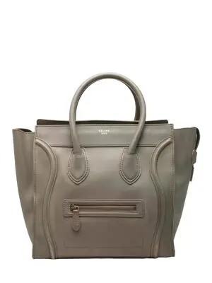 Celine Celine 2011 Mini Smooth Calfskin Luggage Tote Bag Grey