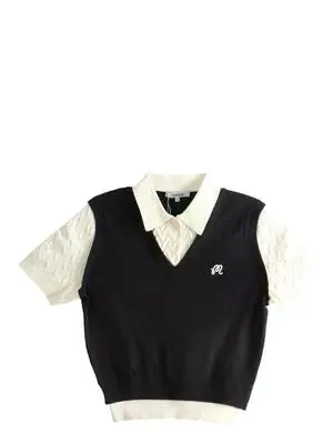 MALBON Veronica Layered-effect Sweater - Black