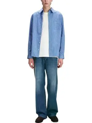 A.p.c. Malo Logo Shirt - Blue