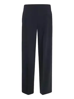 Alberta Ferretti Wide-leg Pleated Tailored Trousers - Black