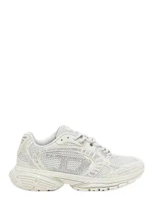 DIESEL® S-pro-v-dense Rhinestone Embellished Mesh Sneakers - Grey