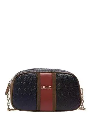 Liu Jo LIU JO Monogram Embossed Cross Body Bag Black