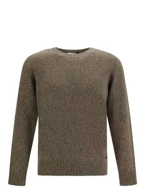 BROOKSFIELD Crew Neck Sweater - Brown