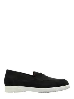 Kiton Suede Loafers - Black