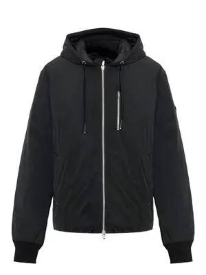 Moose Knuckles Padded Hooded Jacket - Black