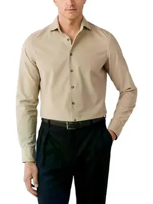 HACKETT LONDON Buttoned Shirt - Neutrals