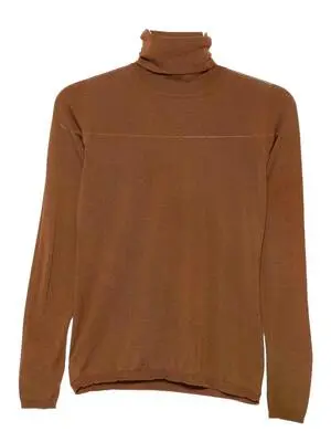 MAX MARA Max Mara Saluto Fine Knit Roll-Neck Long-Sleeve Sweater
