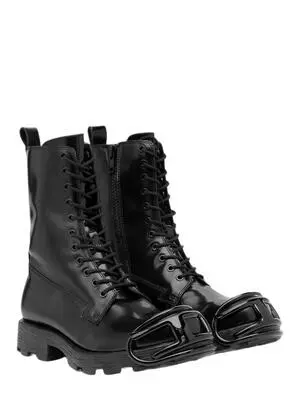 DIESEL® D-hammer Lace-up Boots - Black