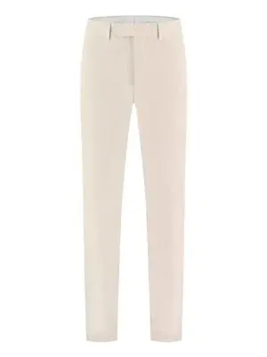 PT TORINO Corduroy Effect Tailored Trousers - Neutrals