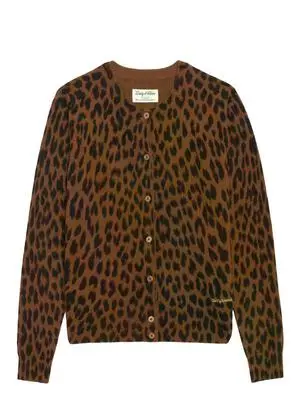 ZADIG&VOLTAIRE Missia Leopard Print Cardigan