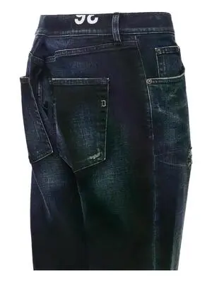 DONDUP Faded Distressed Jeans - Blue