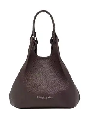 GIANNI CHIARINI Small Dua Grained-leather Tote Bag