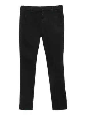 DONDUP Slim Fit Trousers - Black