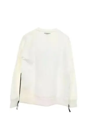 Emporio Armani Logo Print Sweatshirt - Neutrals