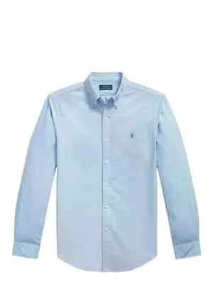 Polo Ralph Lauren Slim Fit Garment-dyed Oxford Shirt - Blue