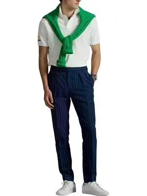 Polo Ralph Lauren X Us Open Logo-embroidery Polo Shirt - White