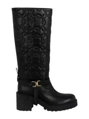 SALVATORE FERRAGAMO Ferragamo Quilted Leather Boots