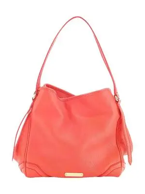Burberry Canterbury Leather Small Tote Bag Red