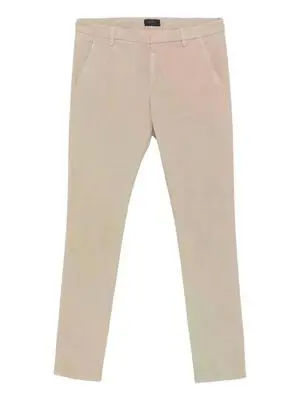 DONDUP Corduroy-effect Slim-fit Trousers - Neutrals