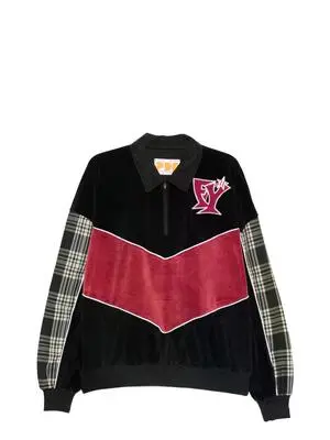 PDF Panelled Polo Shirt - Black
