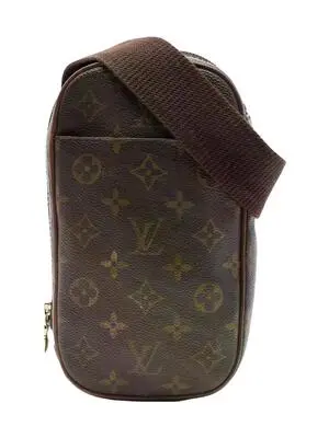 LOUIS VUITTON Monogram Pochette Gange Crossbody Bag - Brown