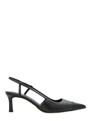 Michael Kors Alora Leather Slingback Pumps - Black