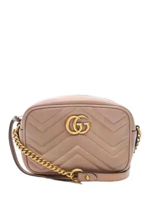 Gucci 2010s Gg Marmont Quilted Shoulder Bag - Neutrals