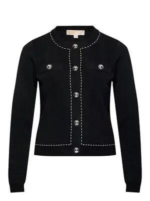 MICHAEL KORS Embellished Studded Cardigan