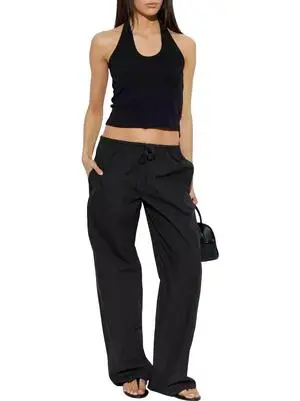 Matteau Drawcord-waist Trousers - Black