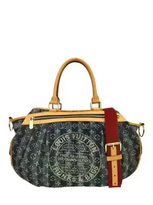 LOUIS VUITTON 2006 Gm Cabas Raye Two-way Handbag