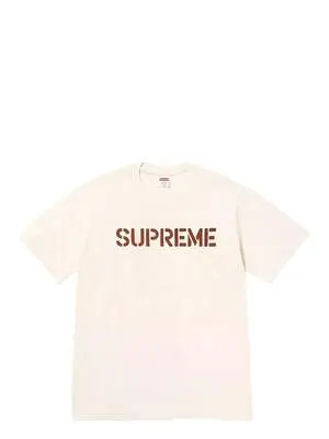 Supreme Logo-print T-shirt - Neutrals