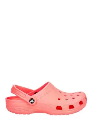 CROCS Perforated Slingback Clogs - Pink