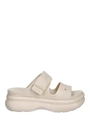 CROCS Soho Two Strap Platform Clogs - Neutrals
