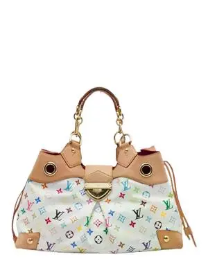 LOUIS VUITTON 2003 Monogram Multicolore Ursula Handbag - White