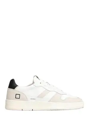D.a.t.e. Court 2.0 Suede-panelled Perforated Sneakers - White