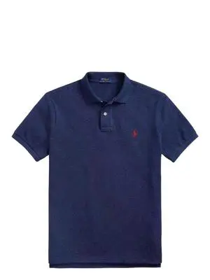 Polo Ralph Lauren Logo-embroidered Piqué Polo Shirt - Blue