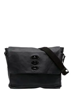 Mulberry 2000-2026 Grained Calfskin Brynmore Messenger Bag Crossbody Bag - Black