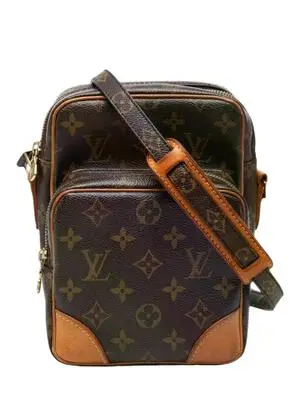 LOUIS VUITTON 2005 Monogram Amazone Crossbody Bag - Brown