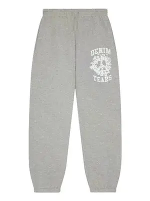DENIM TEARS University Logo-print Track Pants - Grey