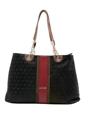 LIU JO Medium Logo-embossed Tote Bag