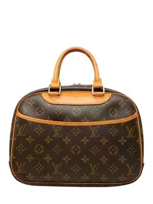 LOUIS VUITTON Monogram Trouville Handbag - Brown