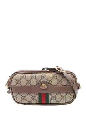 Gucci Ophidia Gg Supreme Shoulder Bag - Neutrals