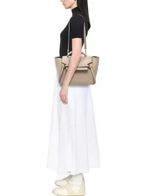 Celine 2015 Mini Leather Belt Satchel - Neutrals