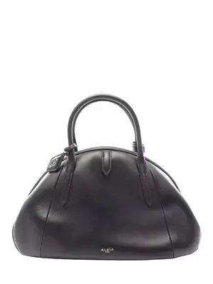 Alaïa Perth Leather Tote Bag - Black
