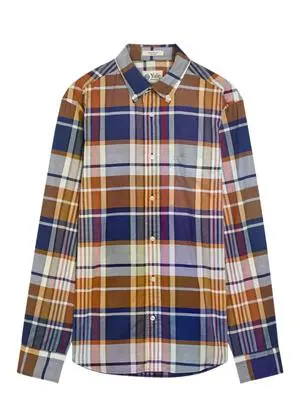 Gant Check-pattern Button-down Shirt - Blue