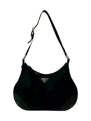 Prada Tessuto Shoulder Bag - Black