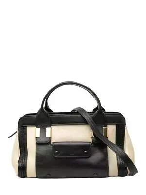 CHLOÉ Chloé Small Bicolor Leather Alice Satchel