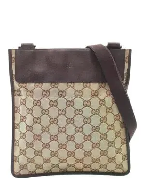 GUCCI 2000s Gg Canvas Shoulder Bag